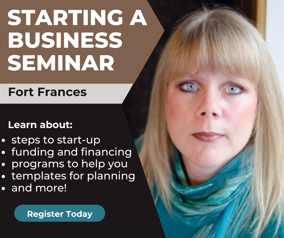 Free Seminar: Starting a Business | Rainy River Future Development Corp